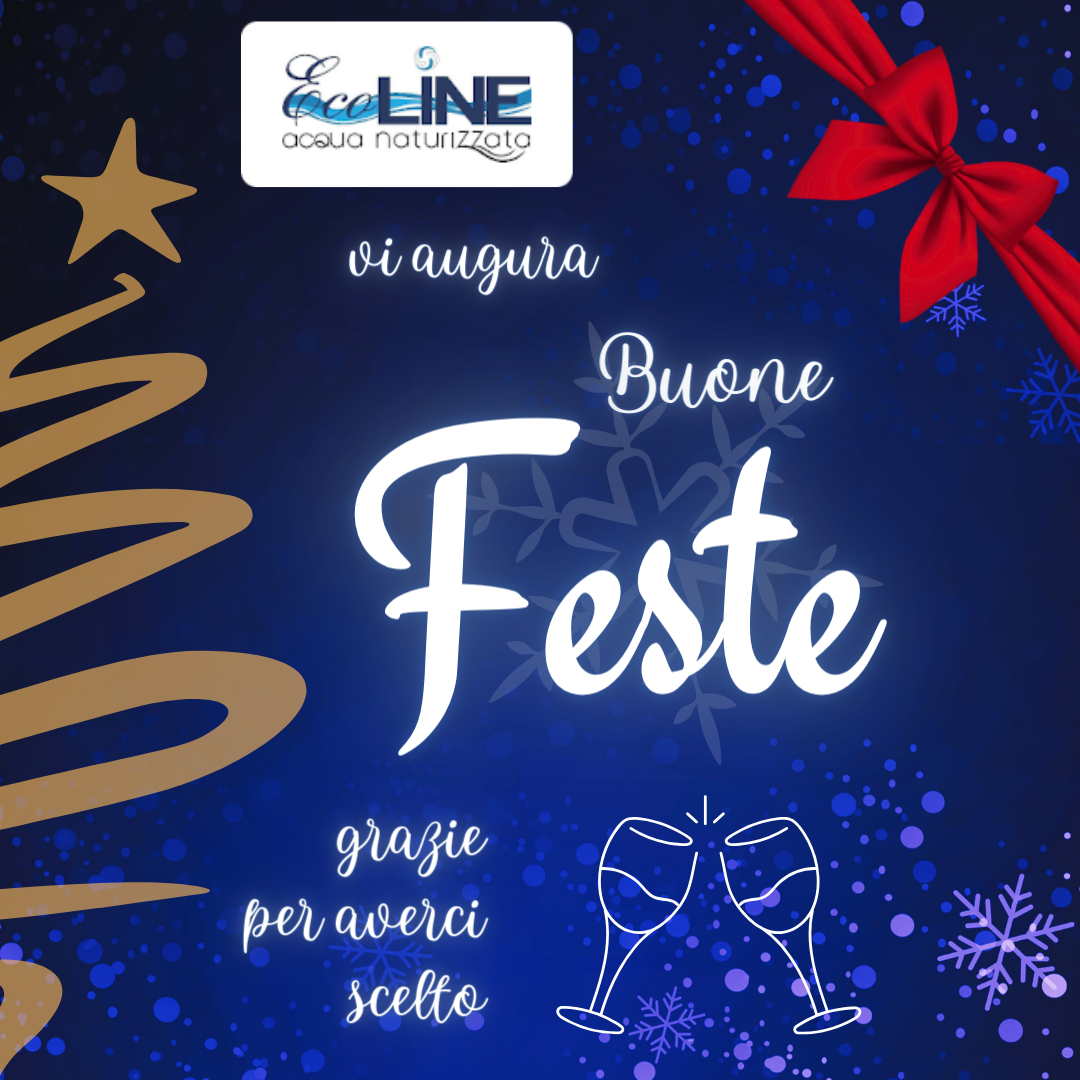 Ecoline ti augura Buone Feste - Ecoline Siena Depuratori Acqua da bere